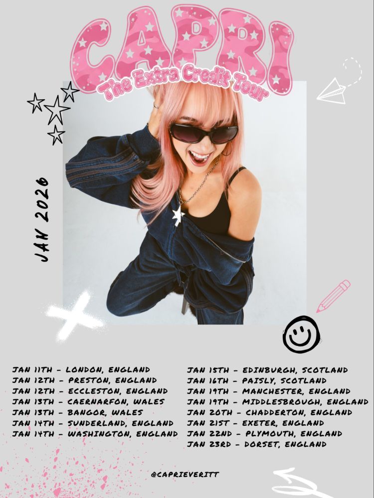 Capri Everitt Headlines Tour in the UK - New York Weekly